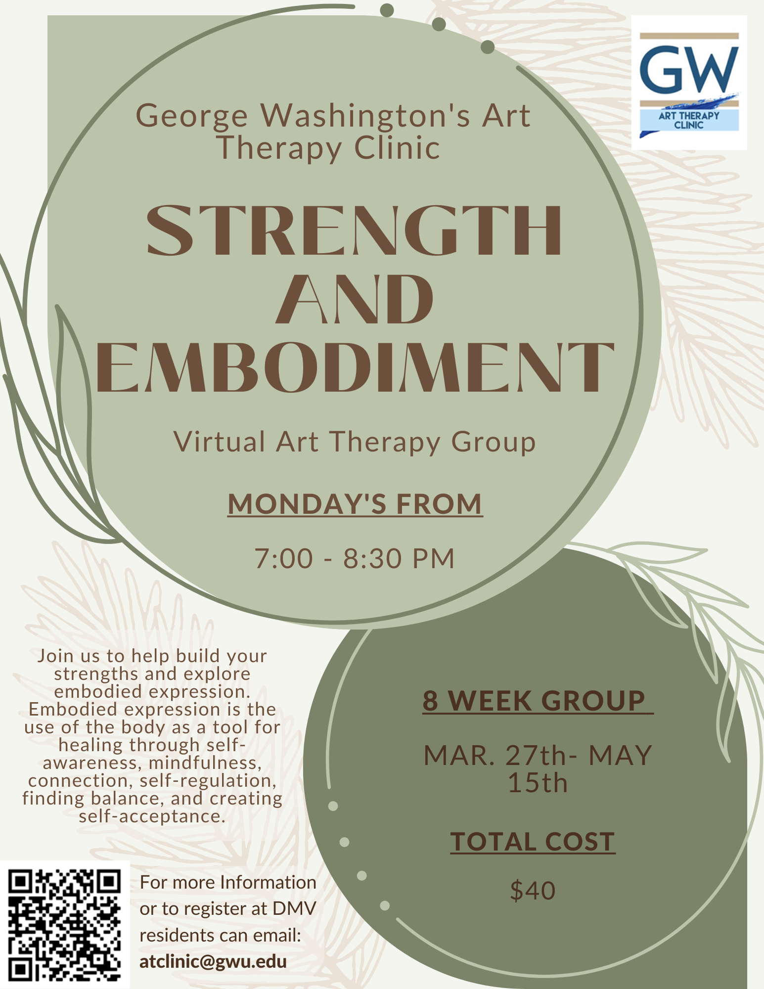 Clinic Events Art Therapy Program Columbian College Of Arts And Sciences The George